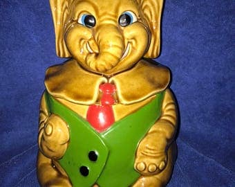 Elephant cookie jar | Etsy