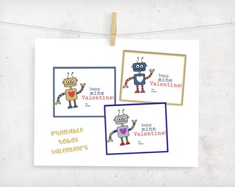 Robot valentine | Etsy