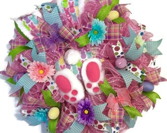 Rabbit wreath | Etsy