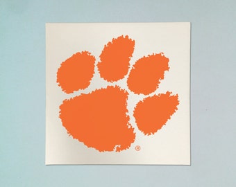 Clemson canvas | Etsy