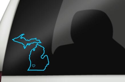 Michigan Car Decal State of Michigan Car Decal Pure