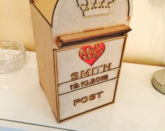 Wedding post box | Etsy