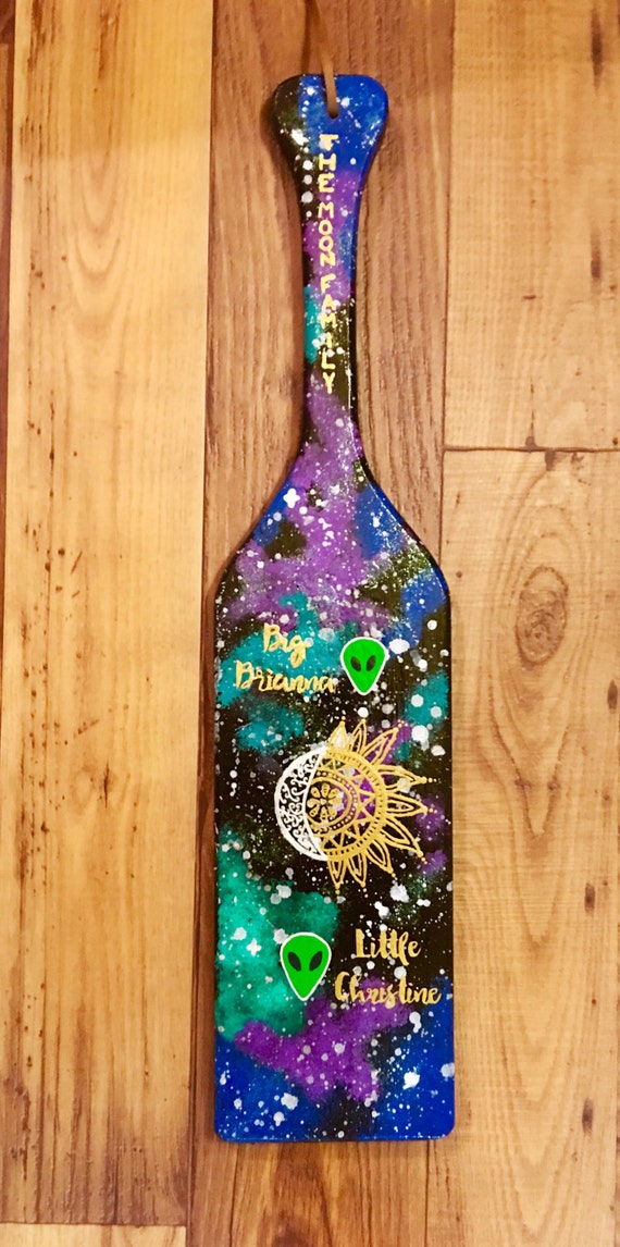 Custom hand-painted paddle painted sorority paddle painted