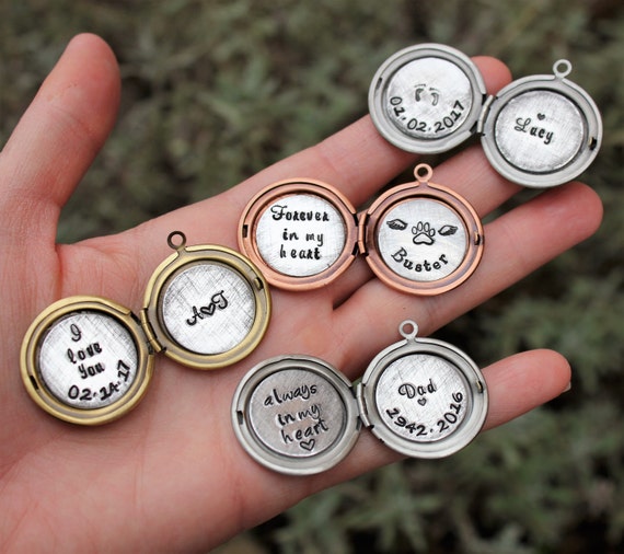 personalized locket personalized locket necklace locket