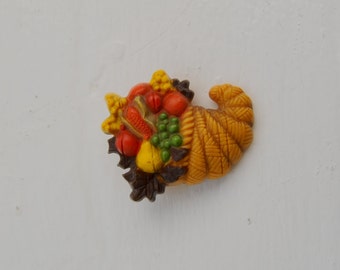 Items similar to Turkey Pin Hallmark Vintage Thanksgiving Plastic ...