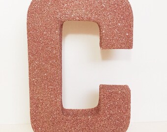 Red glitter letters | Etsy