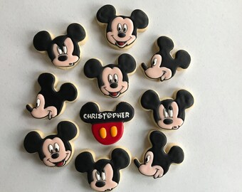 Mickey Mouse Cookies One Dozen