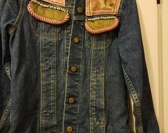 Custom denim jacket | Etsy