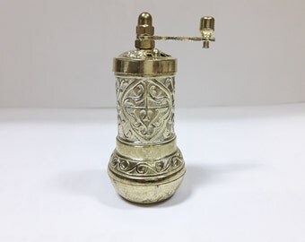 Brass pepper grinder | Etsy