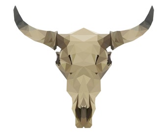 Cow head print | Etsy