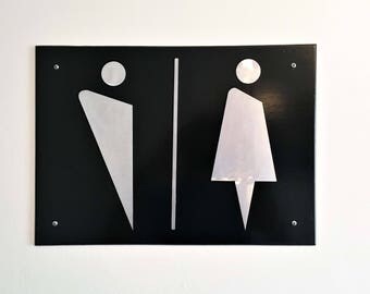 Restroom sign | Etsy
