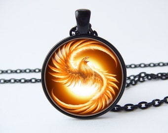 Phoenix pendant | Etsy