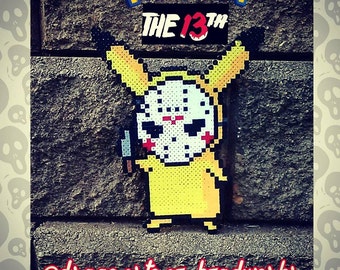 Pikachu pixel art | Etsy