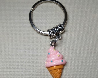 Ice cream keychain | Etsy