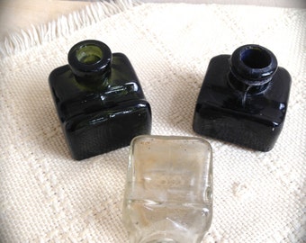 Vintage ink bottle | Etsy