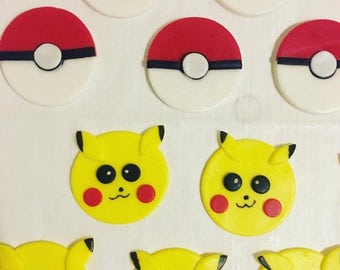 Pikachu cake topper | Etsy