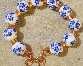 Chinese ceramic bead | Etsy