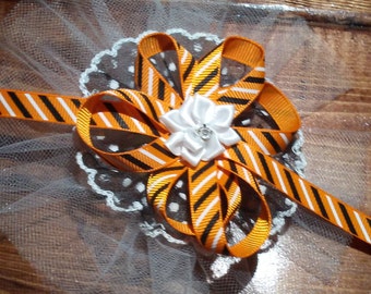 Orange hair clips | Etsy