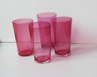 Cranberry glass | Etsy