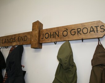 Wall coat rack | Etsy