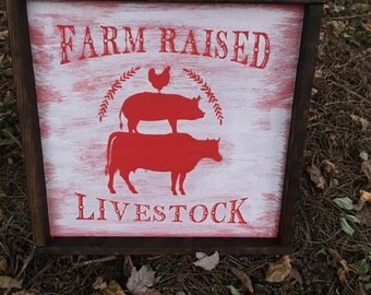 Vintage farm sign | Etsy