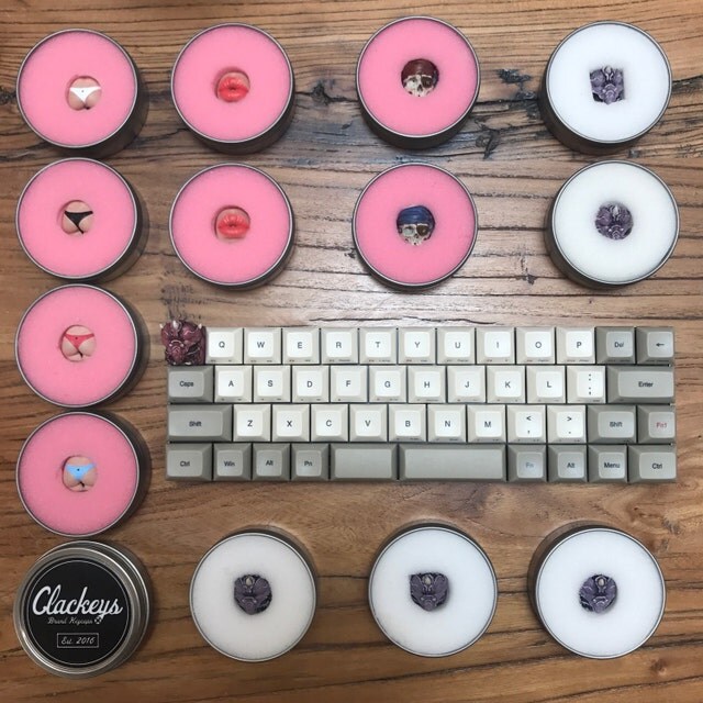 Designer 3D Printed Keycaps for Mechanical Keyboards. by clackeys