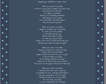 Pregnancy poem | Etsy