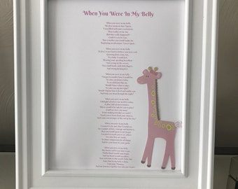 Pregnancy poem | Etsy