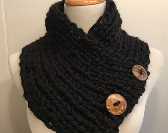 3 button scarf | Etsy