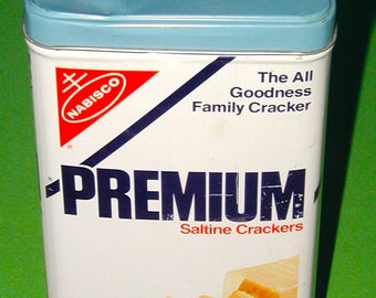 Saltine cracker tin | Etsy