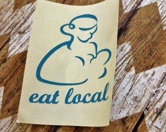 Breastfeeding decal | Etsy