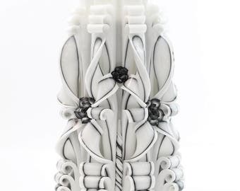 Hand carved candles | Etsy