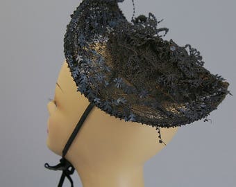 Mourning bonnet | Etsy