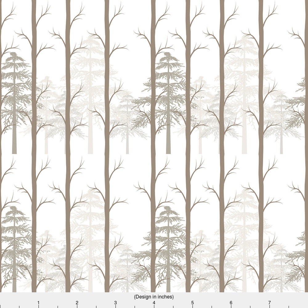 Forest Trees Fabric Forest Trees By Teart Gender Neutral