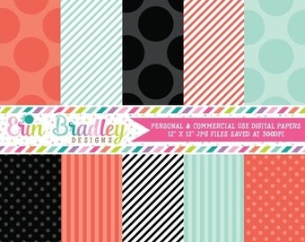 70% OFF SALE Commercial Use Digital Paper by ErinBradleyDesigns