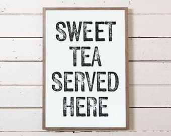 Sweet tea sign | Etsy