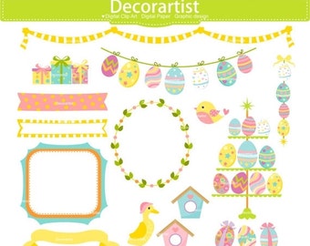 Easter egg bunting | Etsy