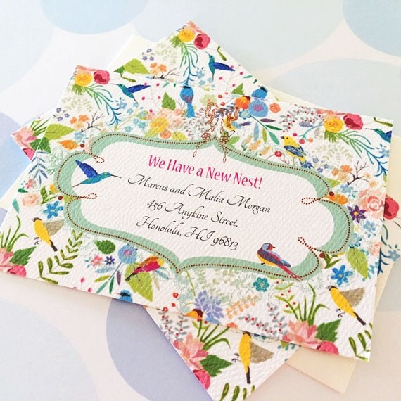 Change of Address Cards Moving Cards Set of 12