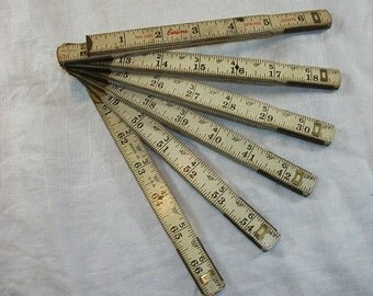 Metal folding ruler | Etsy