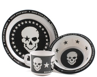 Skull dinnerware | Etsy