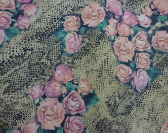 Snake skin fabric | Etsy