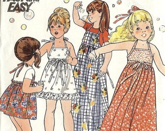 Items similar to Butterick 6463 - Dress, Pinafore, Overblouse & Bib on Etsy