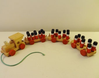 Wooden peg dolls | Etsy