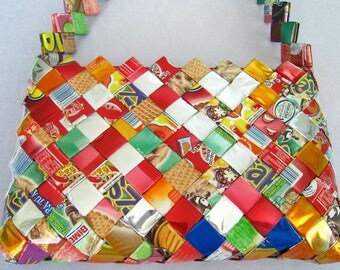 Candy wrapper purse | Etsy