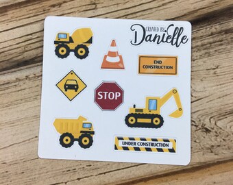 Construction labels | Etsy