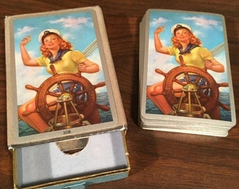 Pin up playing cards | Etsy
