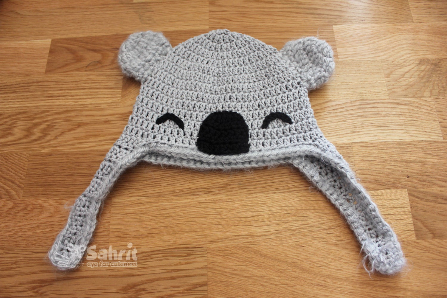 PATTERN Instant Download Koala Hat and Booties baby Crochet