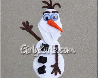 Olaf Headband Olaf Ribbon Sculpture Hair Clip Frozen Olaf