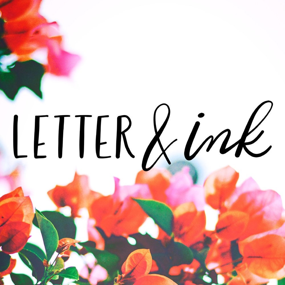 Letter & Ink by letterandink on Etsy