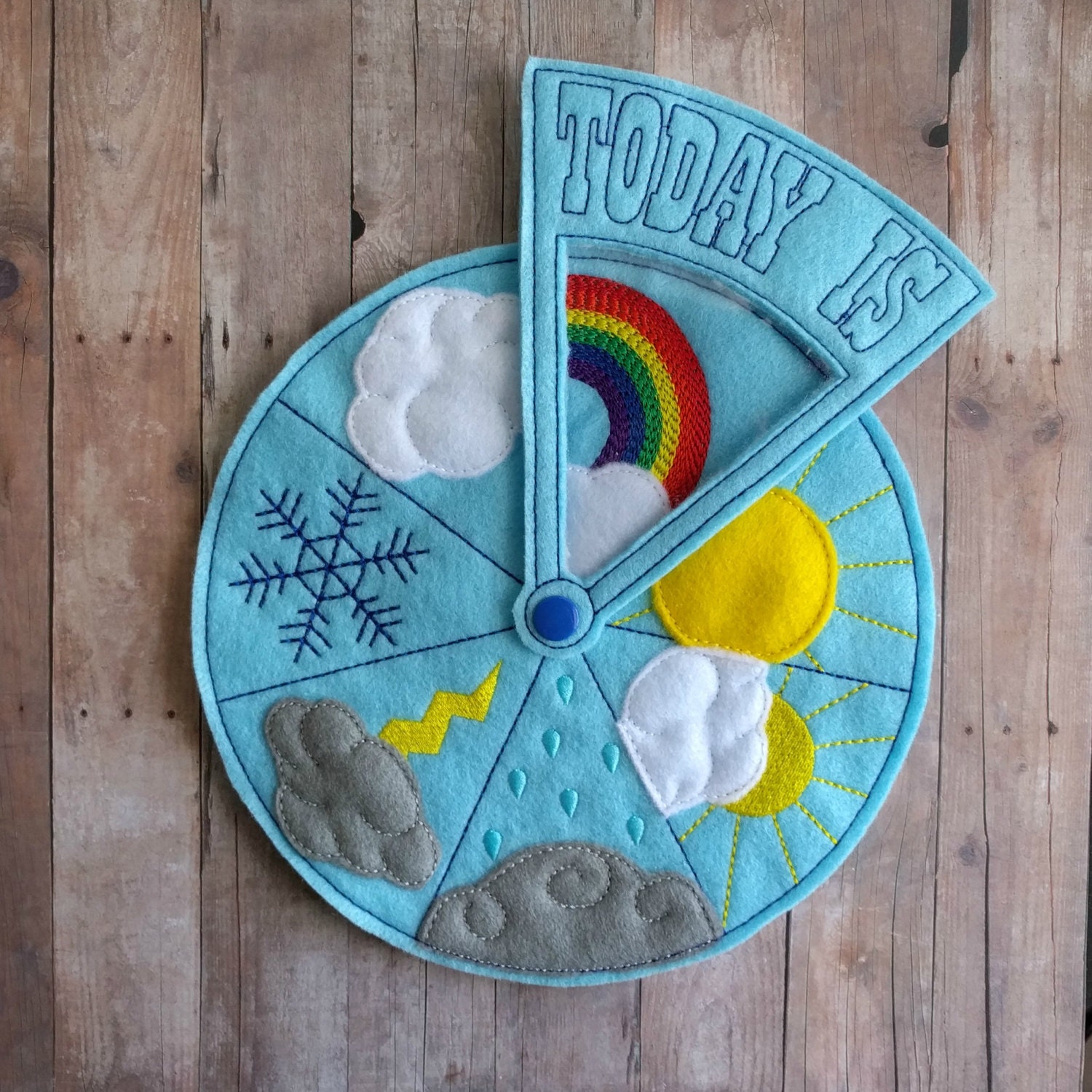 Today's Weather Wheel Teach Weather to Children For